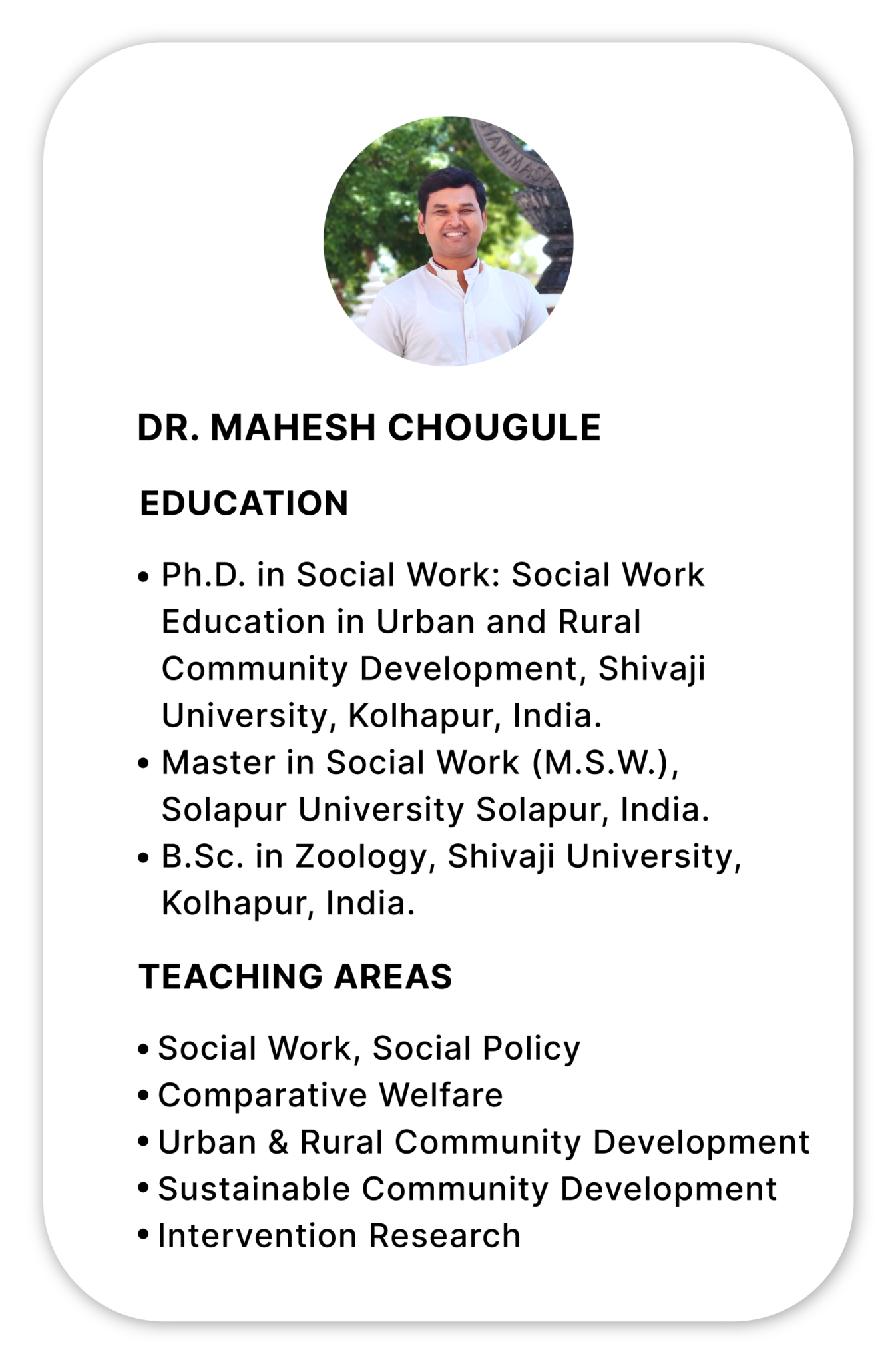 People – Social Policy & Development International Programme